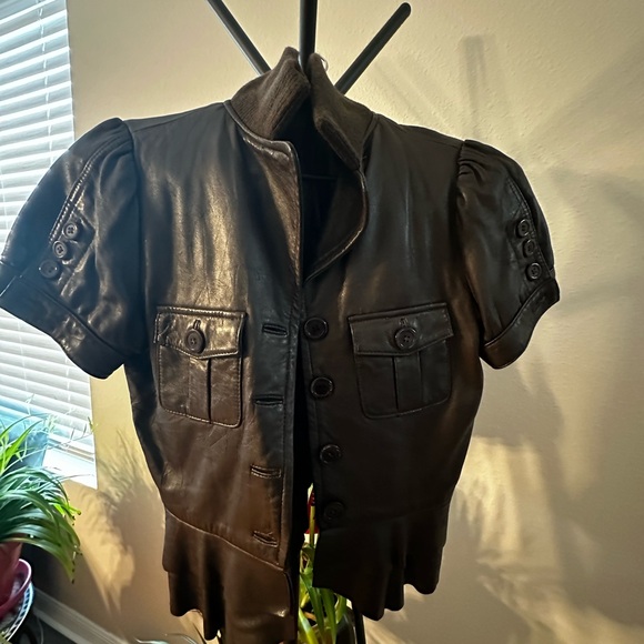 Arden B | Jackets & Coats | Arden B Corset Style Genuine Leather Jacket ...